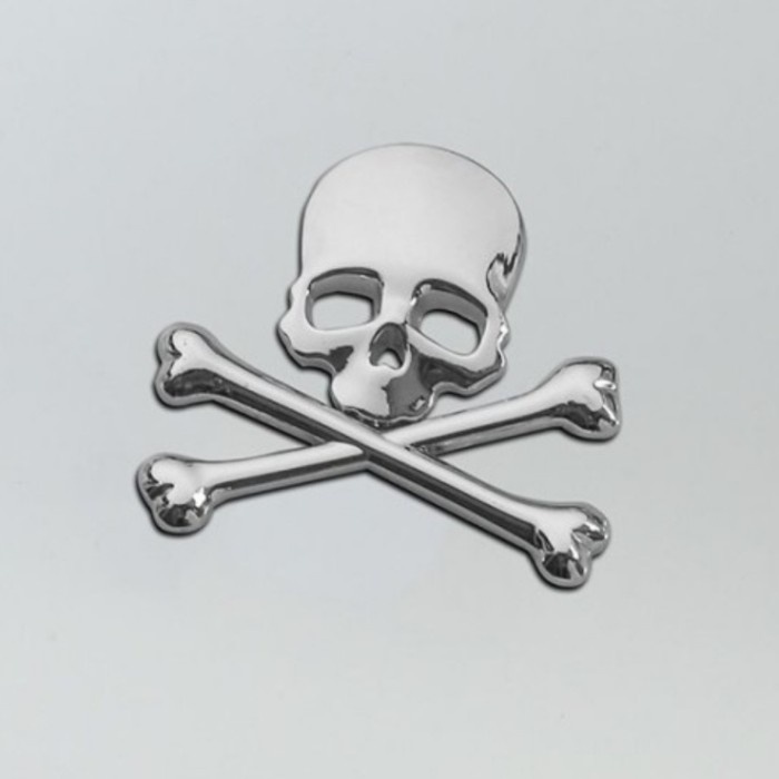 Jual Emblem Sticker Tengkorak 3D Skull MASTERMIND Sticker Tempelan ...