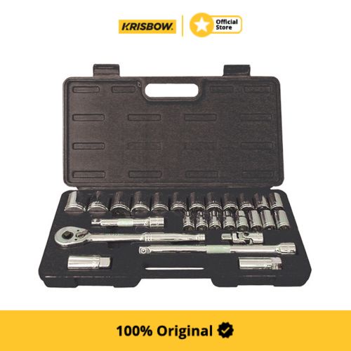 Jual Krisbow Set Kunci Socket 1/2 Inchi 5/16-1.1/4 Inchi | Shopee Indonesia