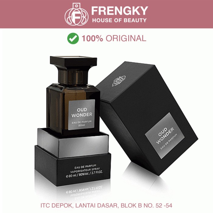 Jual Parfum World Fragrance Oud Wonder EDP 80 Ml | Shopee Indonesia