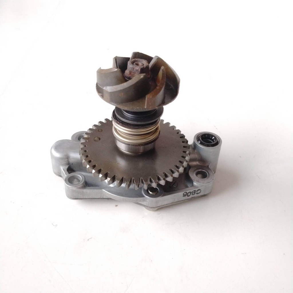 Jual WATER PUMP SET POMPA OLI NINJA 250 SL RR MONO PNP KLX 250 ORIGINAL COPOTAN WATER PUMP NINJA ...