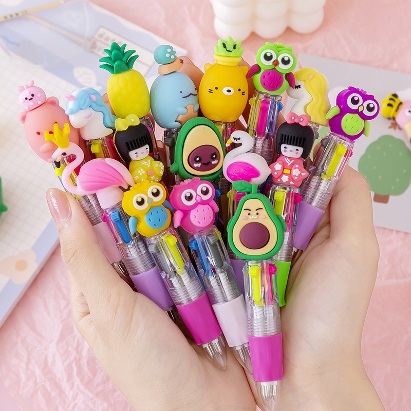Jual 4pcs STKK 50055 Pulpen Karakter - Pulpen Korea Pelajar Pena Gel ...