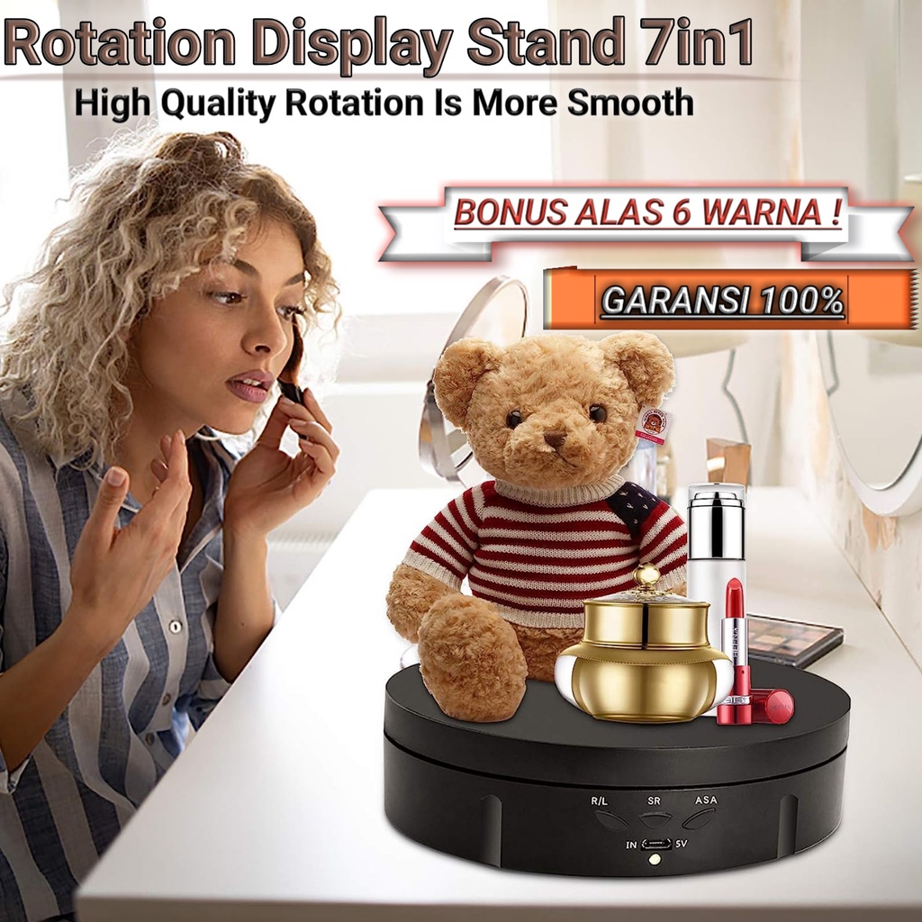 Jual TaffSTUDIO Alas Putar Fotografi Rotating Display Stand Turntable ...
