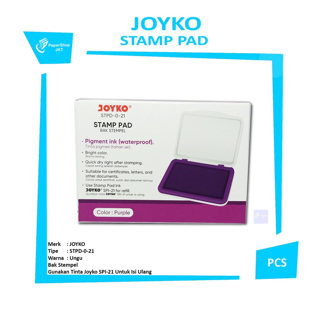 Jual JOYKO - Stamp Pad STPD-0-21 - Pcs | Shopee Indonesia