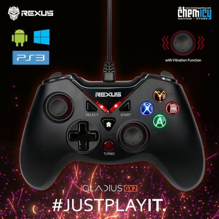 Jual Rexus Gladius GX2 Pro Gaming Gamepad / Joystick / Stick | Shopee ...