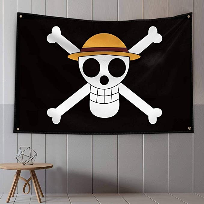 Jual BENDERA ONE PIECE STRAW HAT LUFFY BAJAK LAUT ANIME PIRATES FLAG ...