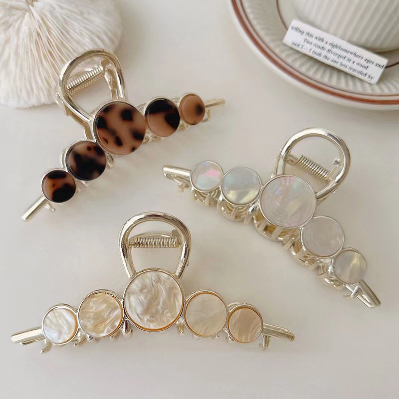 Jual Town Shell - Buncha Marble Pattern Korean Metal Hair Claw / Jepit ...