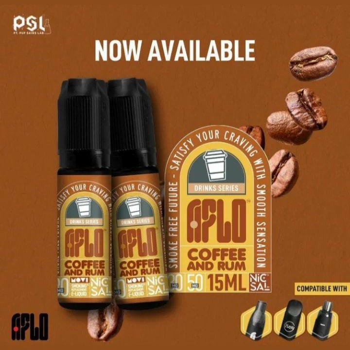 Jual AFLO COFFEE AND RUM SALTNIC AFLO LIQUID 15ML AFLO AUTHENTIC ...