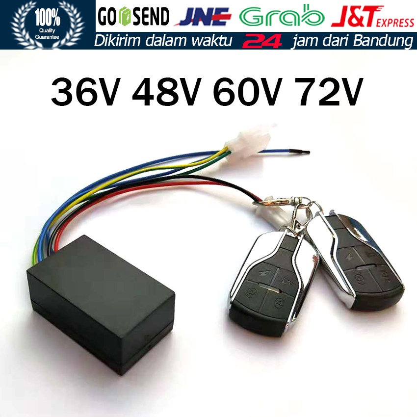 Jual 36v-72v Alarm Sepeda Listrik E Sepeda Remote Control Skuter ...