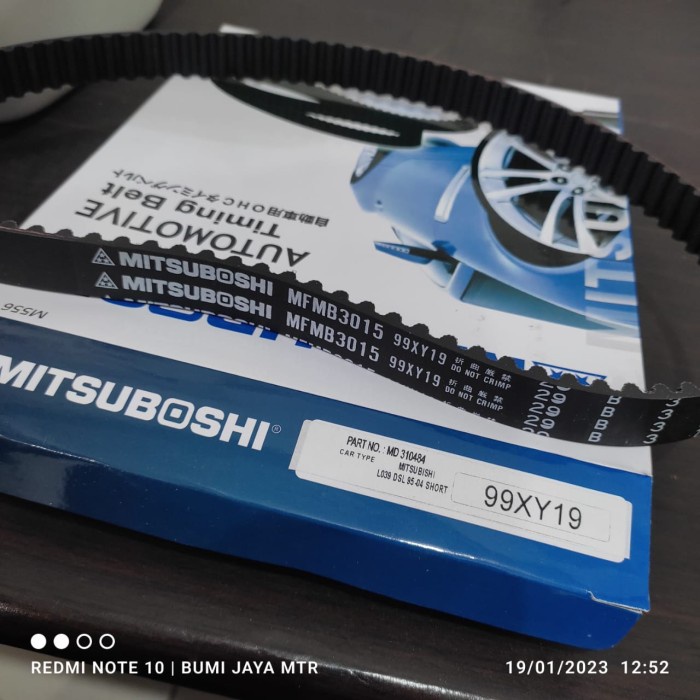 Jual TIMING BELT PENDEK L039 PAJERO SPORT 99XY19 MD310484 MITSUBOSHI ...