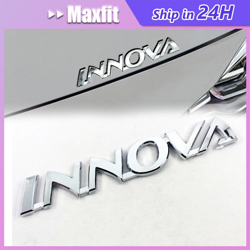 Jual Stiker Emblem INNOVA 3D ABS Logo Car INNOVA Mobil Side Fender Rear ...