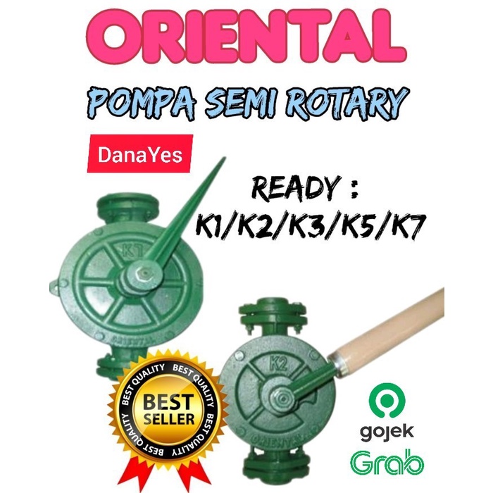 Jual Pompa Semi Rotary Hand Pump K5 K 5 K-5 1,5" 1-1/2 inch 1-1/2" Oriental | Shopee Indonesia