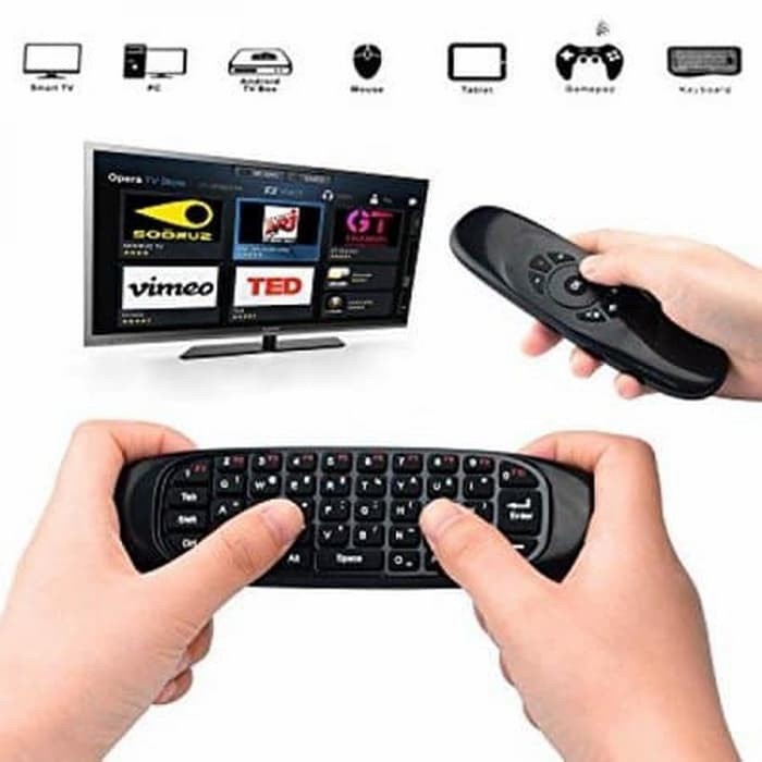 Jual Rechargeable mini keybord wireless for android tv box mini i8 ...