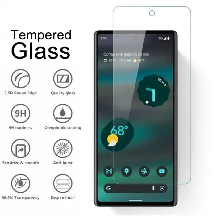 Jual GOOGLE PIXEL 6 6A 5G TEMPERED GLASS SCREEN GUARD ANTI GORES KACA 9H | Shopee Indonesia