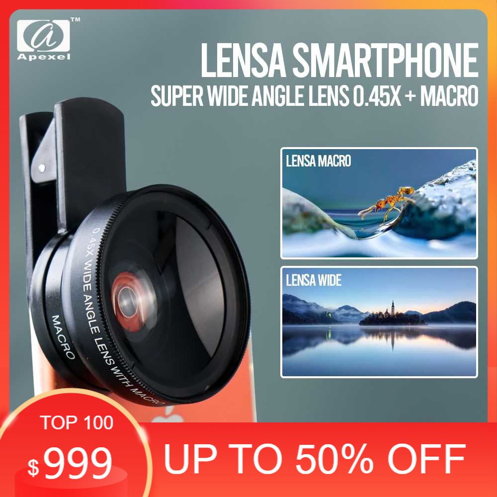 Jual Lensa macro Super Wide Angle Lens 0.45X | Shopee Indonesia