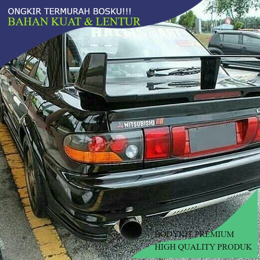 Jual AKSESORIS BEMPER MOBIL wings spoiler Evo 3 TER lj Kualitas Grade A ...
