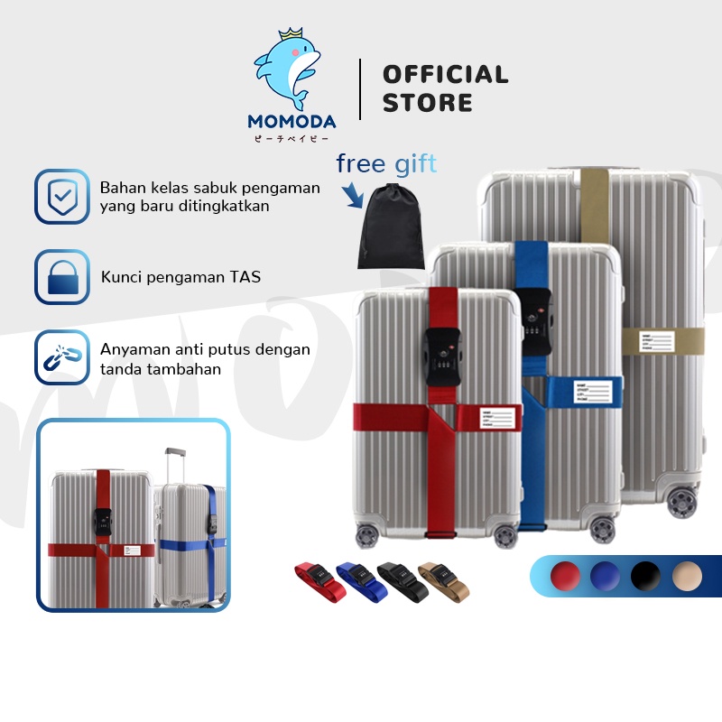 Jual MOMODA Tali Koper Silang GandaDengan/BELT CROSS LOCK TSA ...