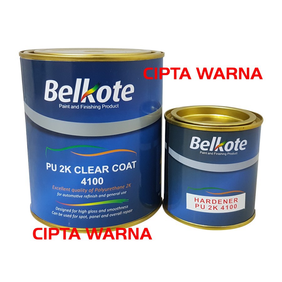 Jual Clear Belkote 4100 Gloss 1000ml 2K pernis Palembang - CWK | Shopee ...