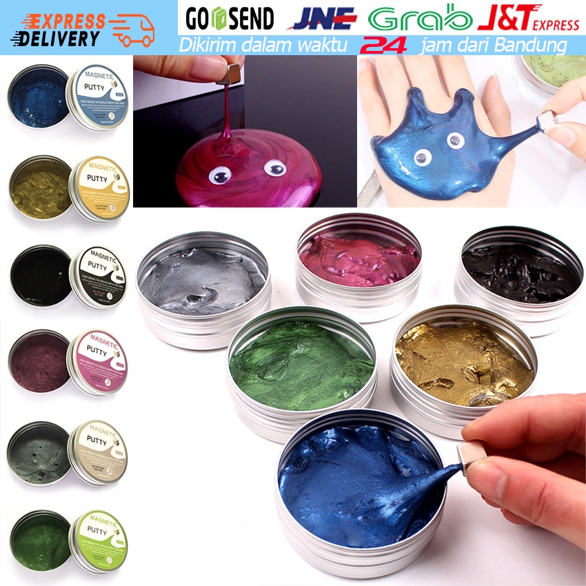 Jual Slime Magnetic Plasticine Mainan / Squishy Magnet Mainan ...