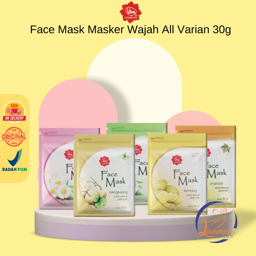 Jual Viva Face Mask Masker Wajah All Varian 30G | Shopee Indonesia