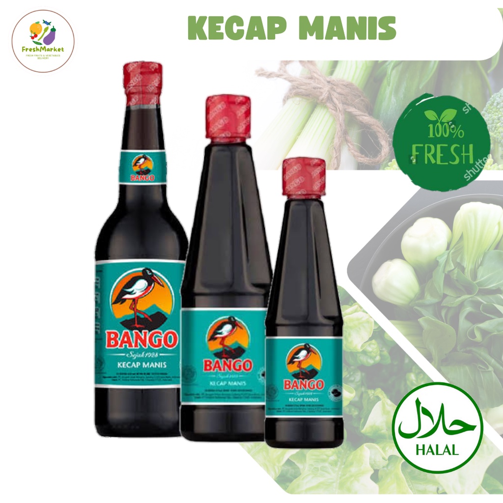 Jual Kecap Manis Merk Bango Botol 135 Ml Freshmarketlampung | Shopee ...