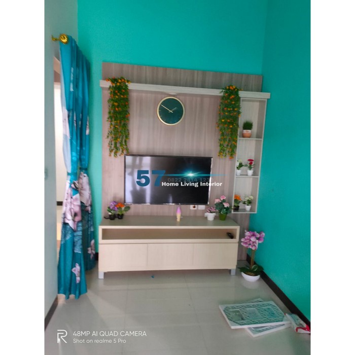 Jual Lemari Partisi Kabinet TV - Partisi Penyekat Ruangan Bahan Plywood ...
