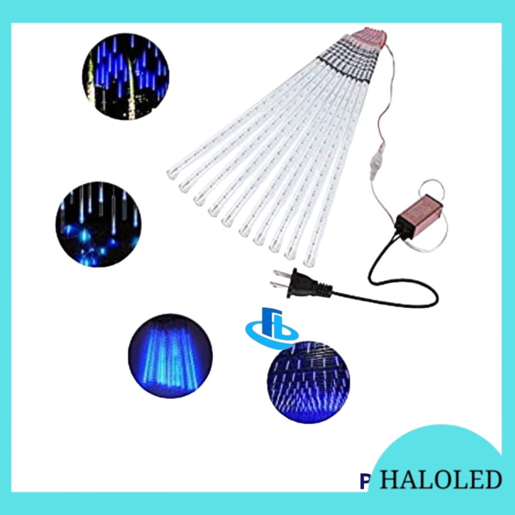 Jual Lampu Meteor Hias LED Warna Merah Putih 50 Cm 10 Batang Lampu ...