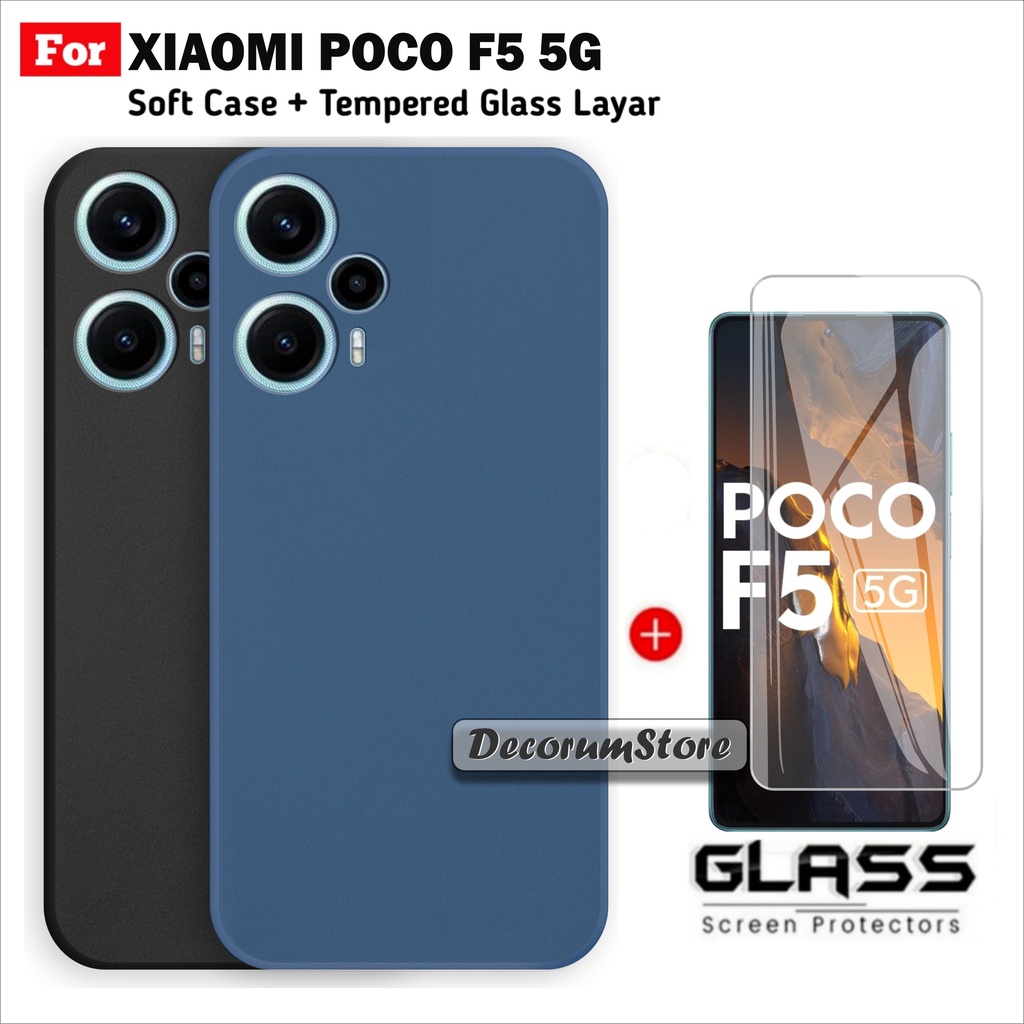 Jual Case XIAOMI POCO F5 5G Slim Matte Sandstone Free Screen Guard ...
