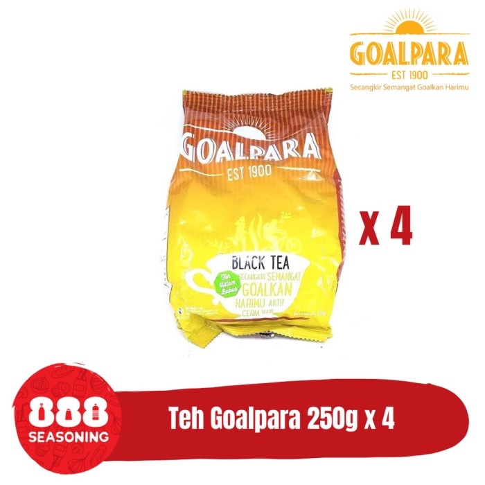 Jual Goalpara Teh Hitam Original Black Tea 250 gr isi 4pack | Shopee ...