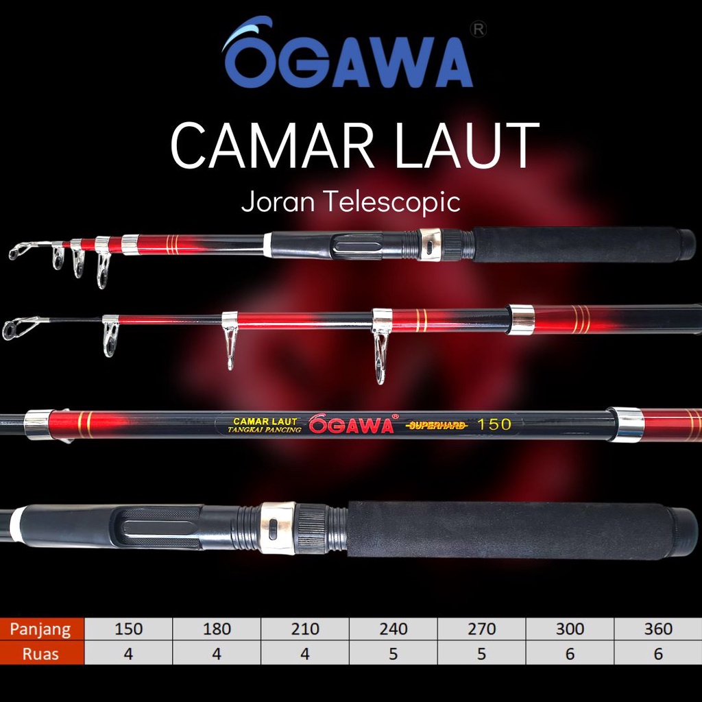 Jual Joran Antena Telescopic Ogawa Camar Laut 150 180 210 240 270 300 ...