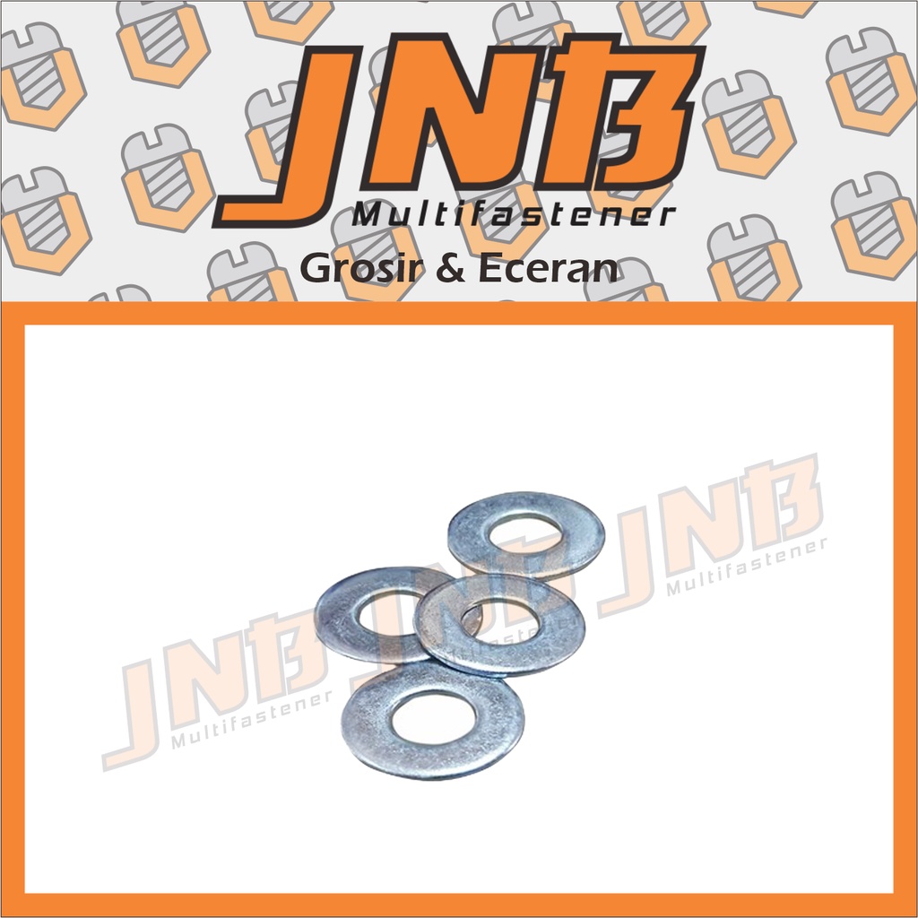 Jual Ring Plat M18 Putih Washer Plate | Shopee Indonesia