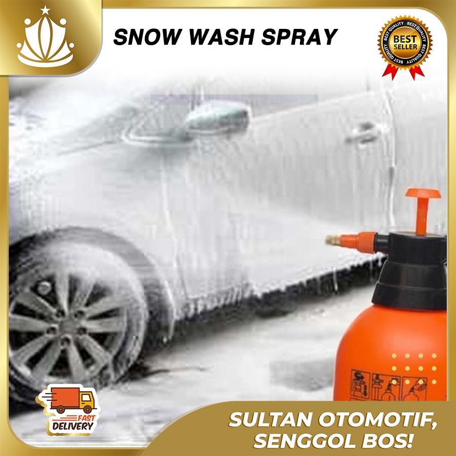 Jual Snow Wash Spray 2 Liter / Alat Cuci Motor Salju Manual Foam Busa ...