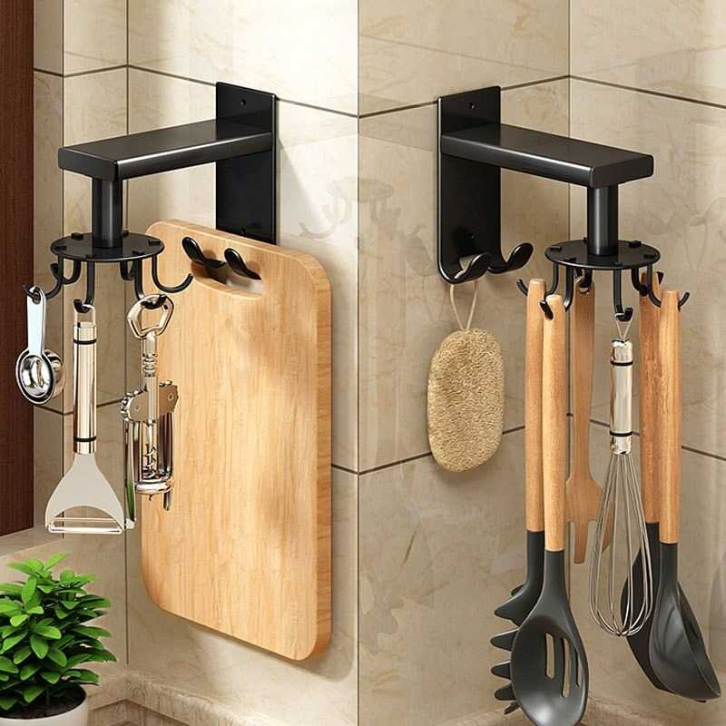 Jual Gantungan Peralatan Alat Masak Dapur Spatula Talenan Lemari ...