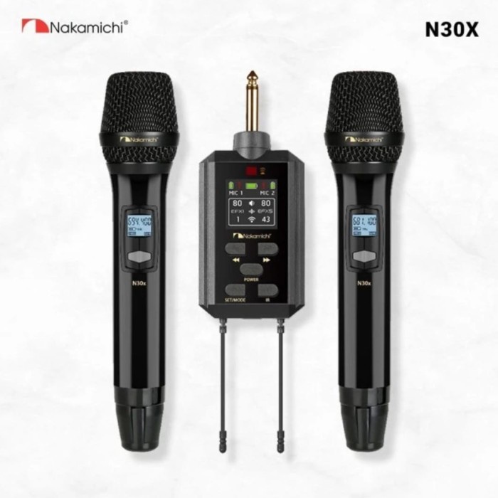 Jual Mic Wireless Nakamichi N30 X Original Microphone Genggam Uhf N 30 ...
