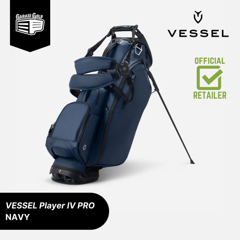 Jual VESSEL Player IV PRO Stand Bag Golf Navy - Tas Stick Original ...