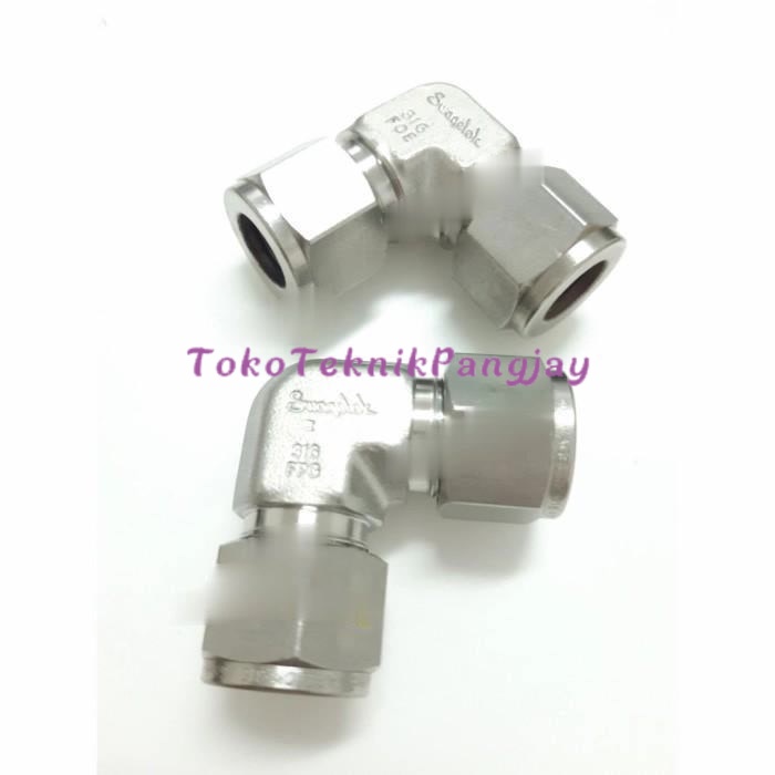 Jual Union Elbow Connector Swagelok 3/8 OD x 3/8 OD 100% Original | Shopee Indonesia