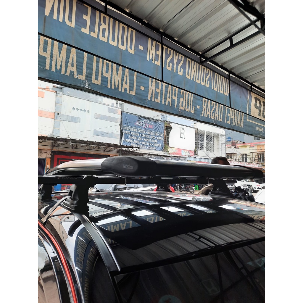 Jual PAKET RAK / RACK ALUMUNIUM + SPORT RACK / CROSSBAR PLATINUM BRIO ...