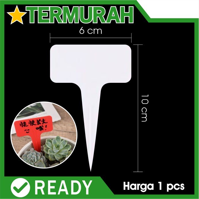 Jual Label name nama Tancap Tag Tanaman marker stik kecil tanda pot tanam | Shopee Indonesia