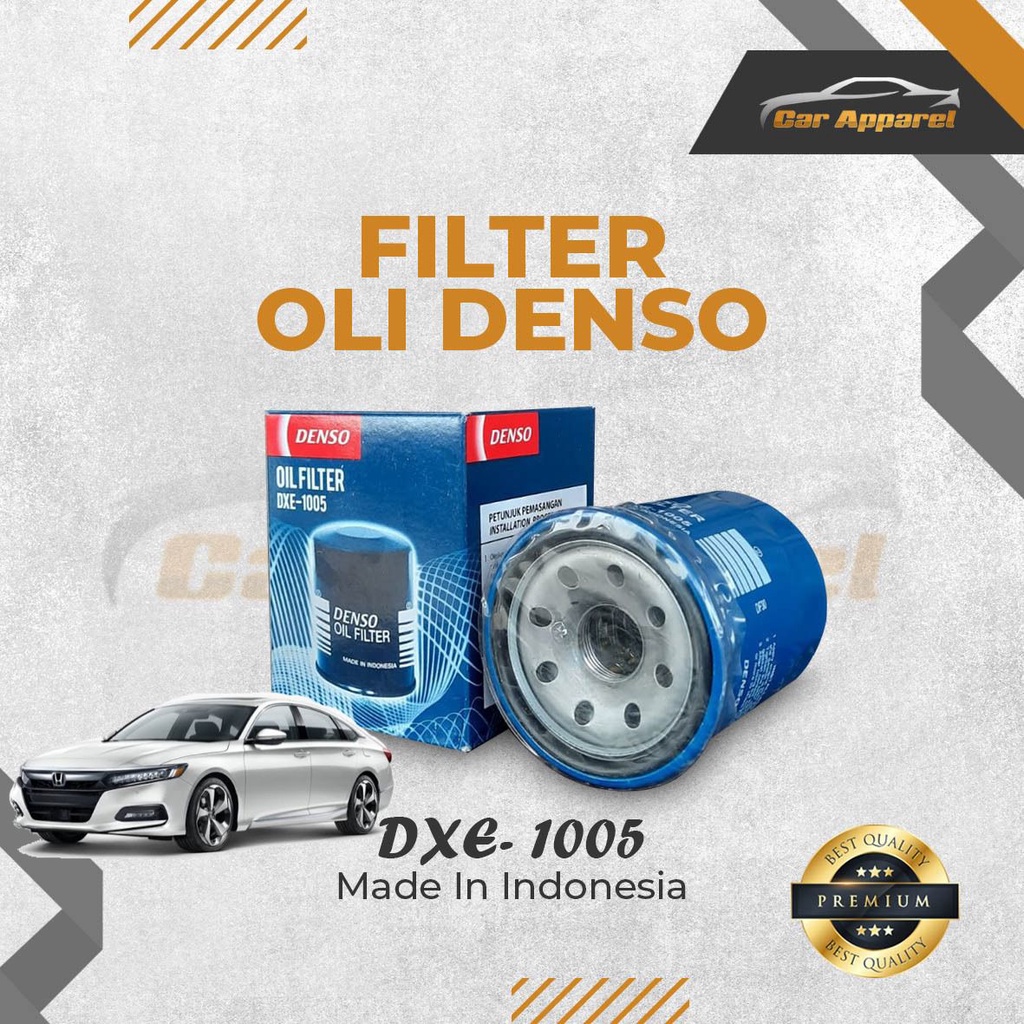 Jual Denso DXE 1005 Filter Oli ACCORD OIi filter Denso | Shopee Indonesia