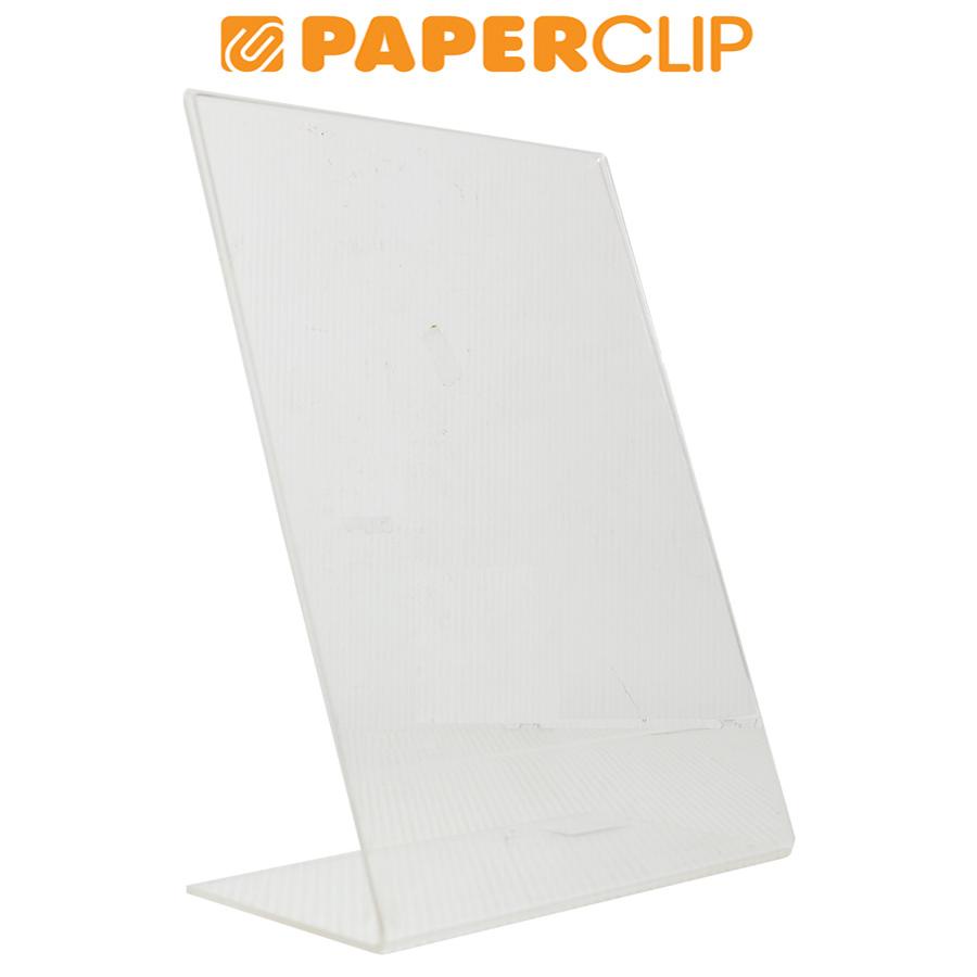 Jual ACRYLIC HOLDER / AKRILIK BROSUR STAND UP SIGN HOLDER 15X21 ...