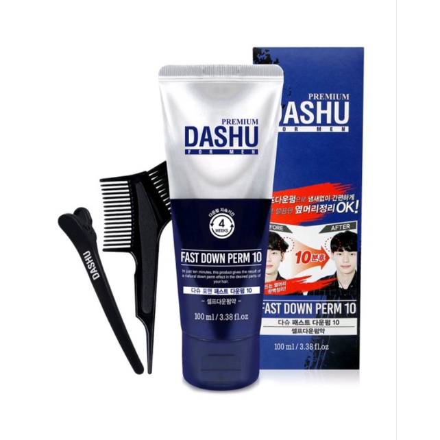 Jual Dashu For Men Fast Korean Down Perm 10 Self Perm Kit Men Hair ...