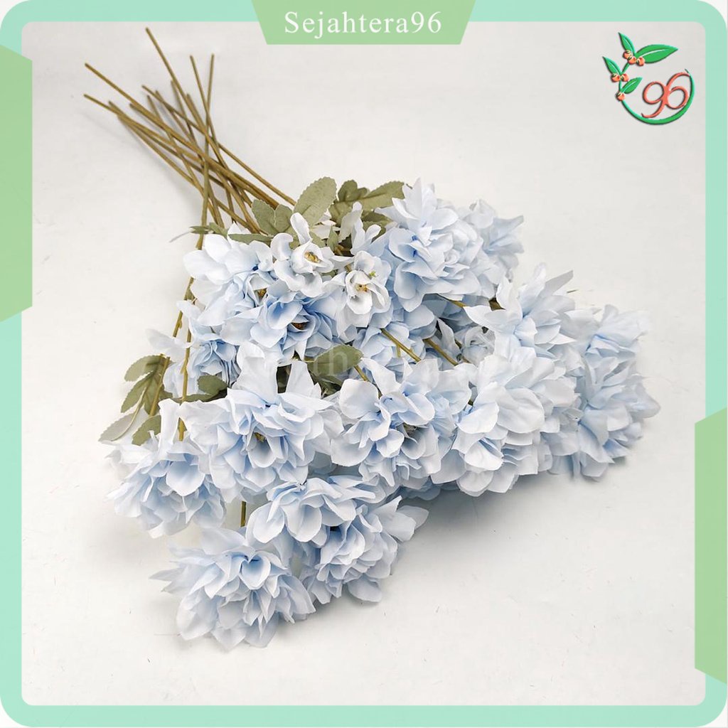 Jual Bunga Semanggi Sakura Tangkai Panjang 65cm Artificial Imitasi kain ...
