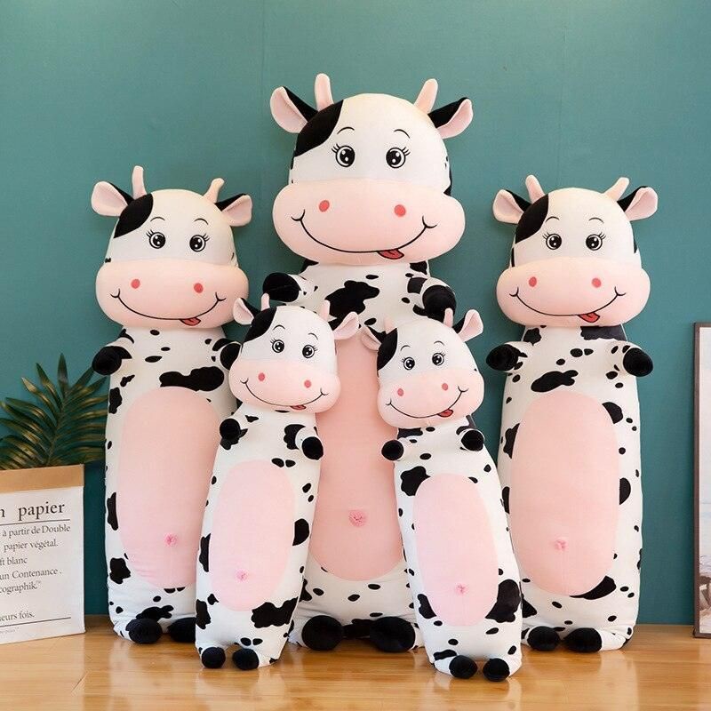 Jual Boneka guling sapi ukuran 80cm bahan yelvo sangat lembut dan lucu ...