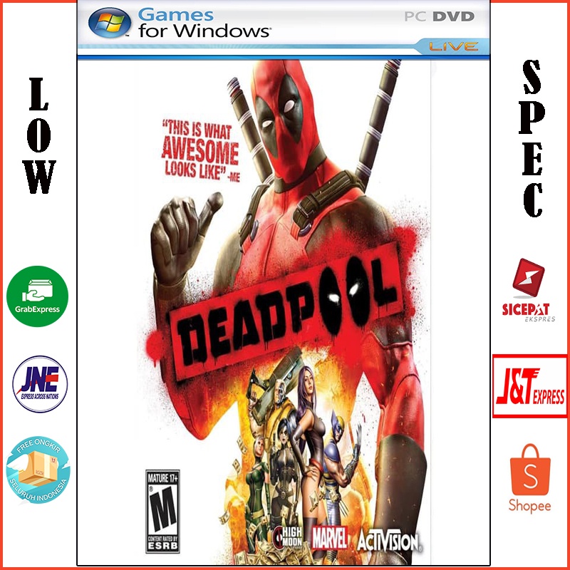 Jual DEADPOOL PC GAMES /DVD GAME GAMING LAPTOP KASET KOMPUTER CD GAME ...