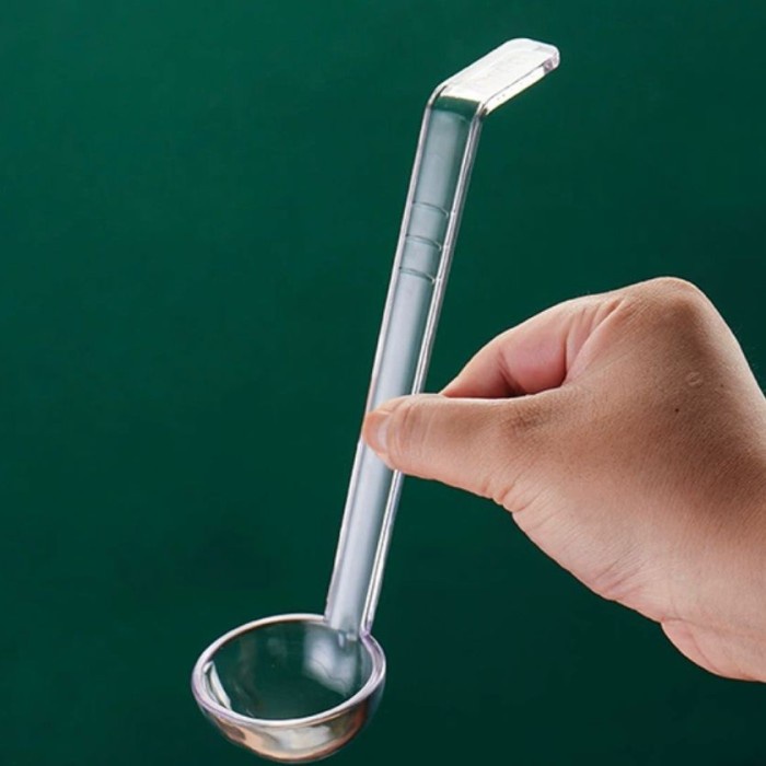 Jual sendok takar ladle 20cc 30cc sauce syrup plastik gula cair es buah ...
