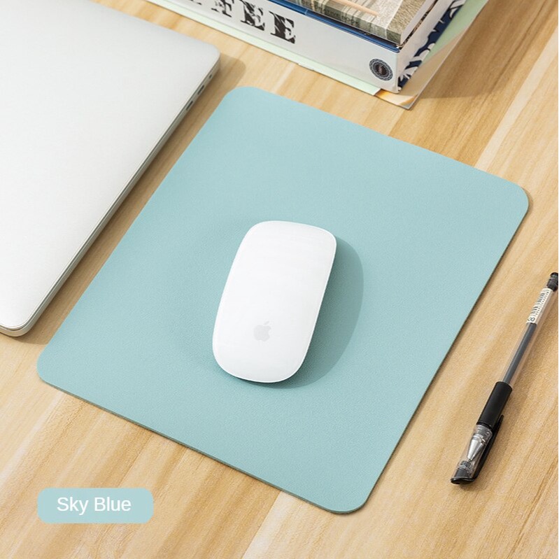 Jual Mouse Pad Komputer Desktop Alas Mouse Kantoran Bahan Kulit Pu ...