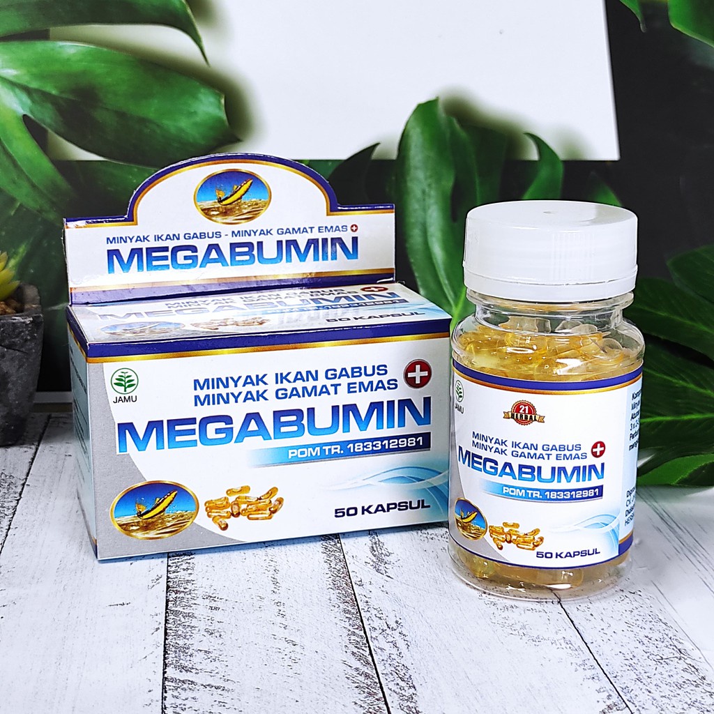Jual Megabumin 50 kapsul Kapsul Minyak Ikan Gabus Atasi Bekas Operasi ...