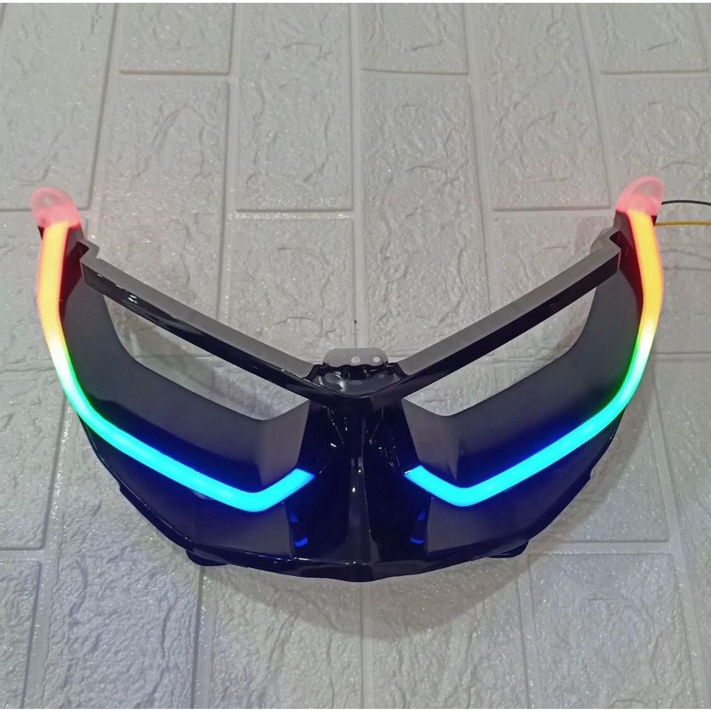 Jual FRAME ALIS NMAX Lampu Alis DRL Depan Nmax New RGB Plus Frame Alis ...
