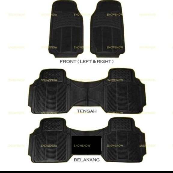 Jual Karpet Mobil karet 3 baris 4 potong Mobil Pajero | Shopee Indonesia