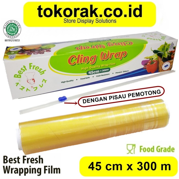 Jual BEST FRESH CLING WRAP 45 CM x 300 M BESTFRESH PLASTIK WRAPPING ...