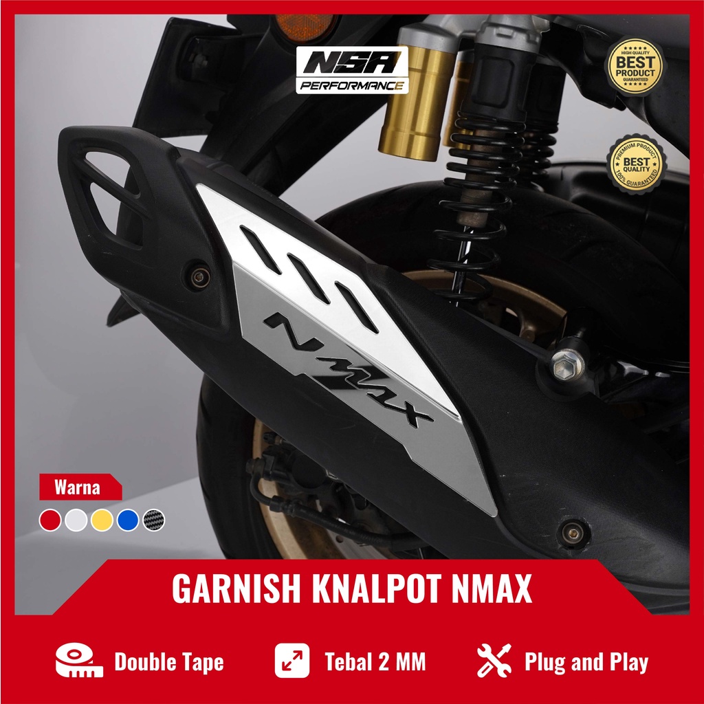 Jual NSA COVER GARNISH KNALPOT NMAX NEW Garnis Knalpot Nmax New ...